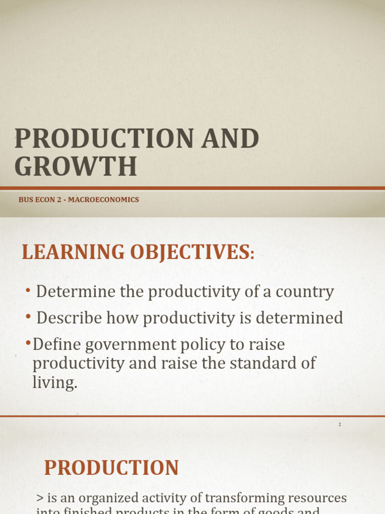 Factors Influencing Economic Growth | PDF | Capital (Economics) | Free ...