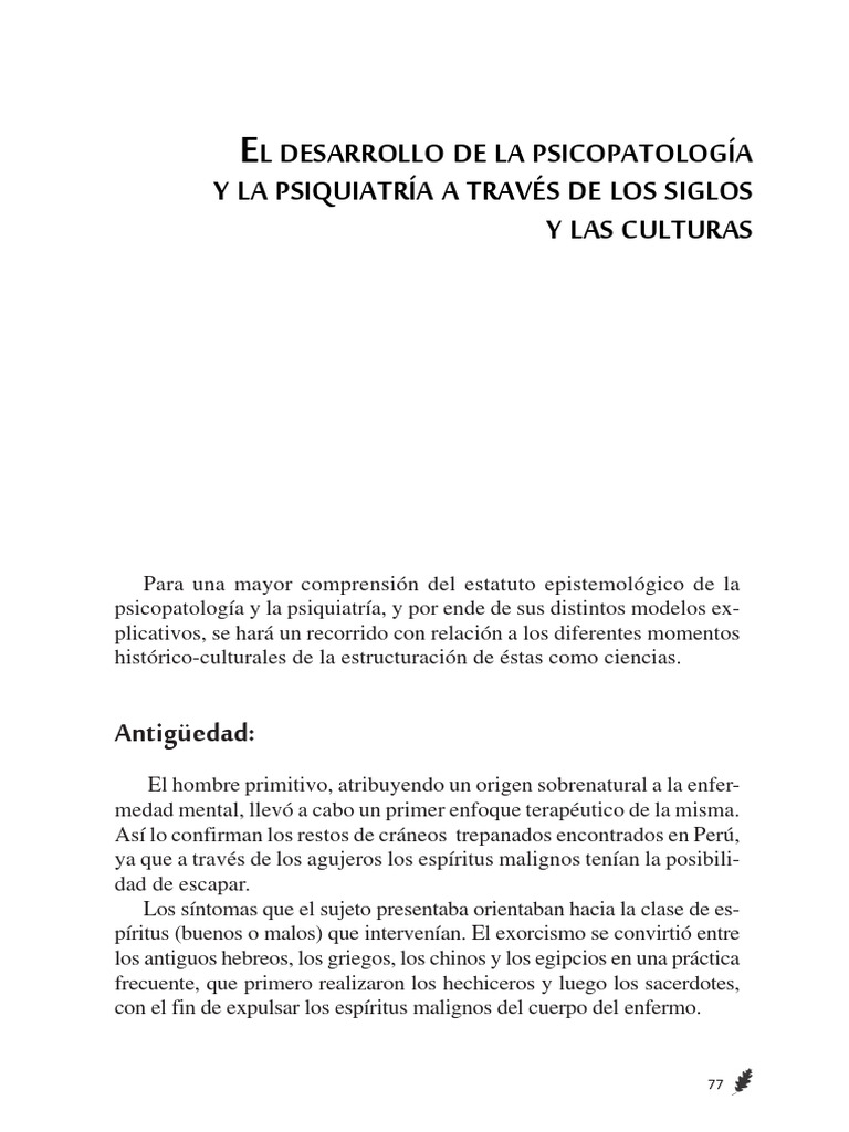 La Psicopatologia, La Psiquiatria y La Salud Menta - 240411 - 114501 ...