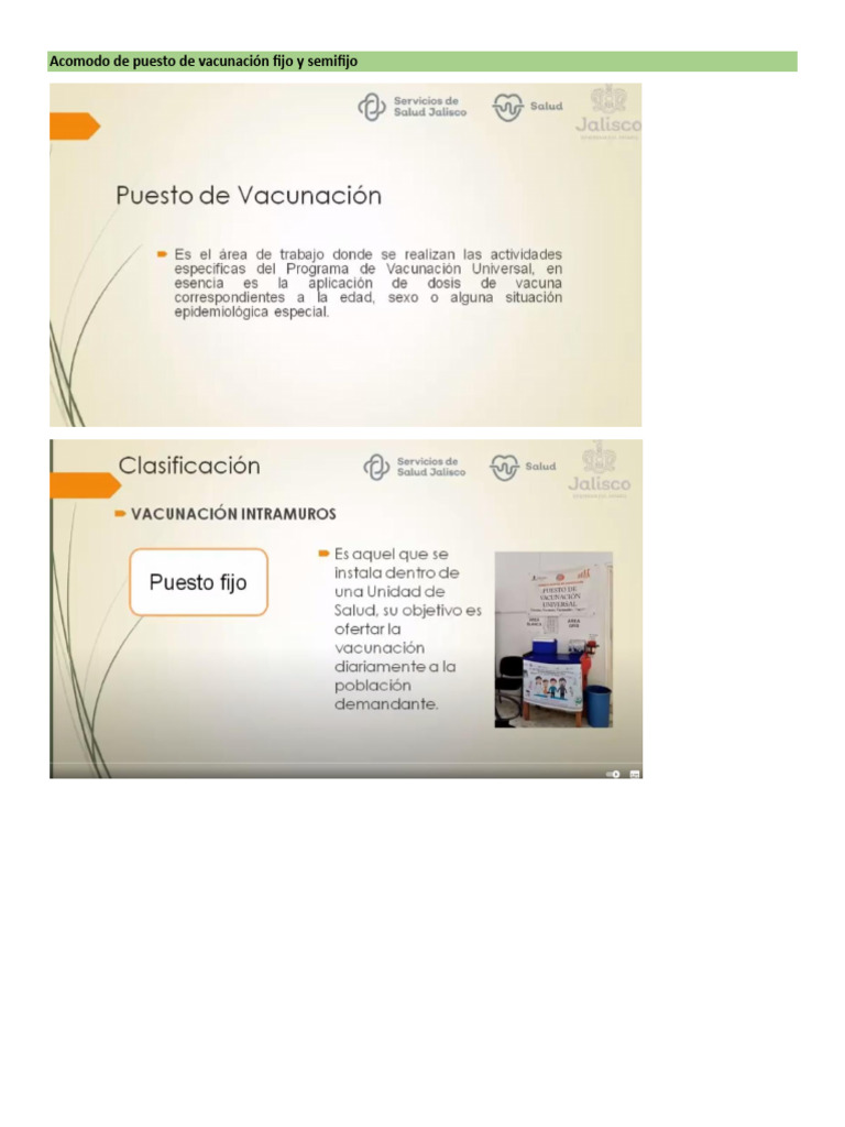 Acomodo de Puestos de Vacunación 2025 | PDF | Relaciones personales ...