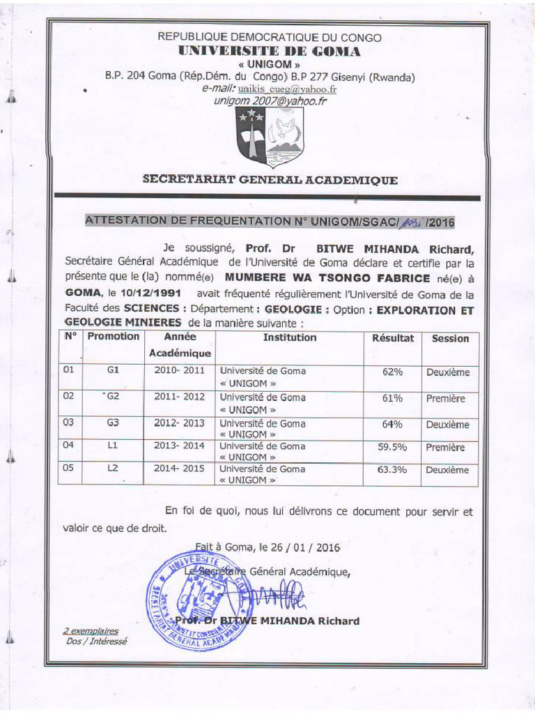 Diplôme Licence | PDF