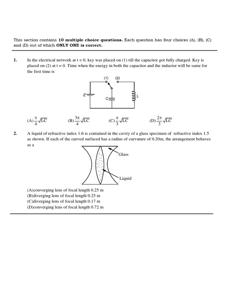 Assignment Physics 2 | PDF