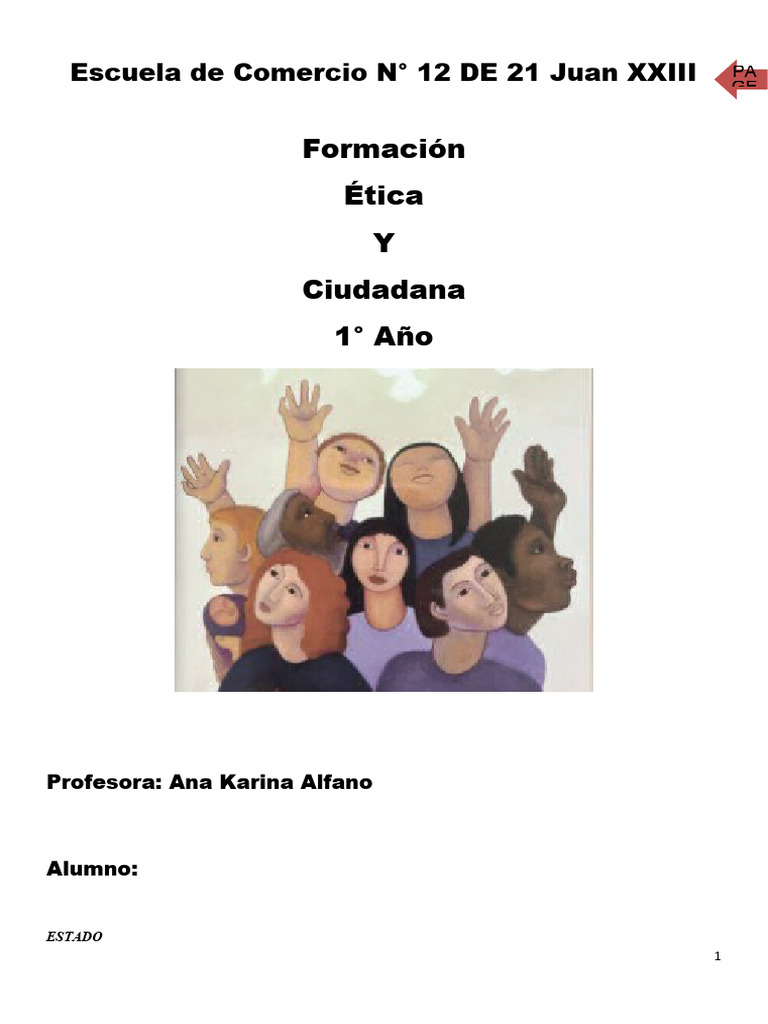 Fec 1° 2024 Com12 | PDF | Ideologías políticas | Democracia