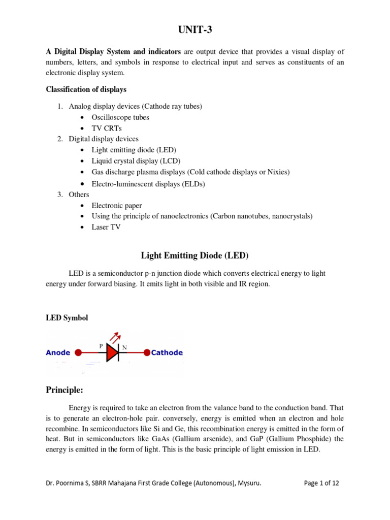 UNIT-3 Paper 8 | Download Free PDF | Liquid Crystal Display | Modulation