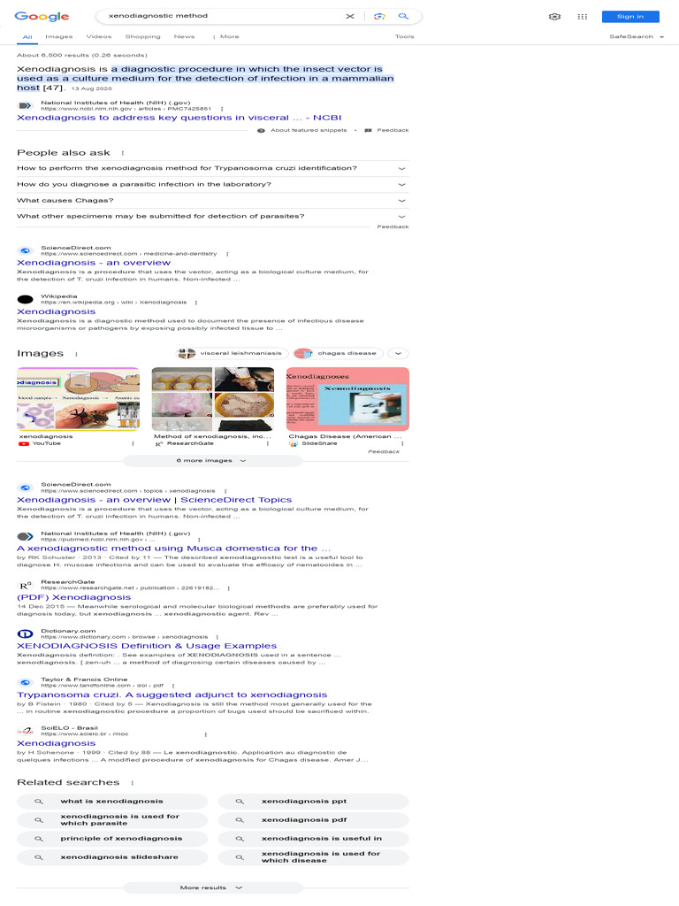 Xenodiagnostic Method - Google Search | PDF | Infection | Epidemiology