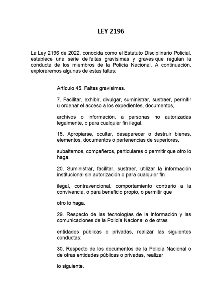 Ensayo de Ana Karina Payares | PDF | Policía | Regulación