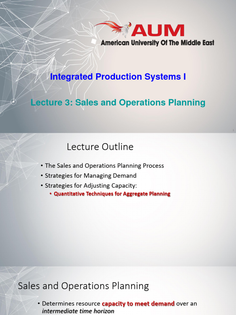 Chapter 14 - Aggregate Planning | PDF | Demand | Business