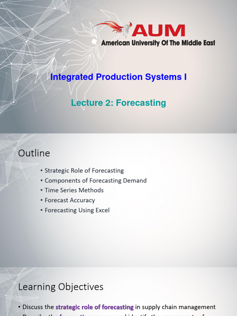 Chapter 12 - Forecasting Demand | PDF | Forecasting | Time Series