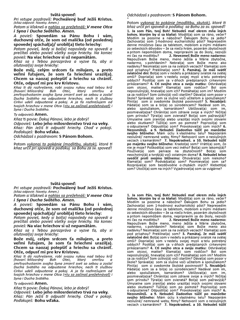 SV - Spoved Karticka | PDF