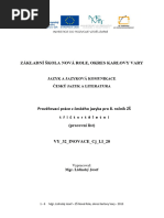 Cesky Jazyk - Sklonovani Podstatnych Jmen Rodu Stredniho | PDF