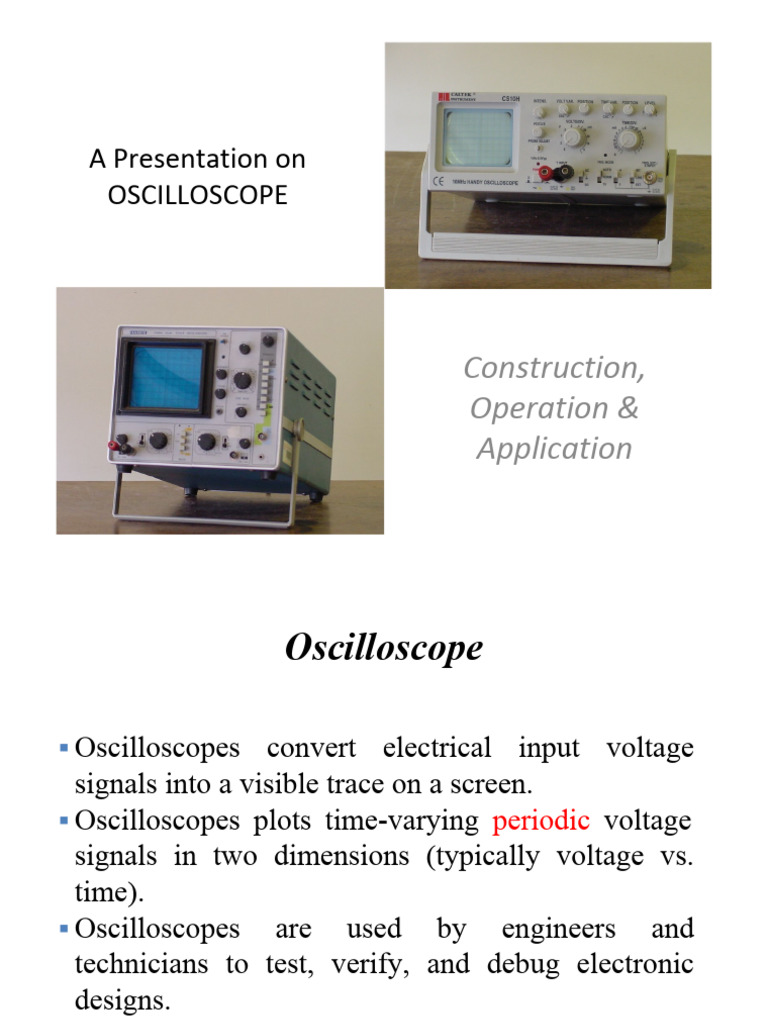Oscilloscope Applications | PDF | Information And Communications ...