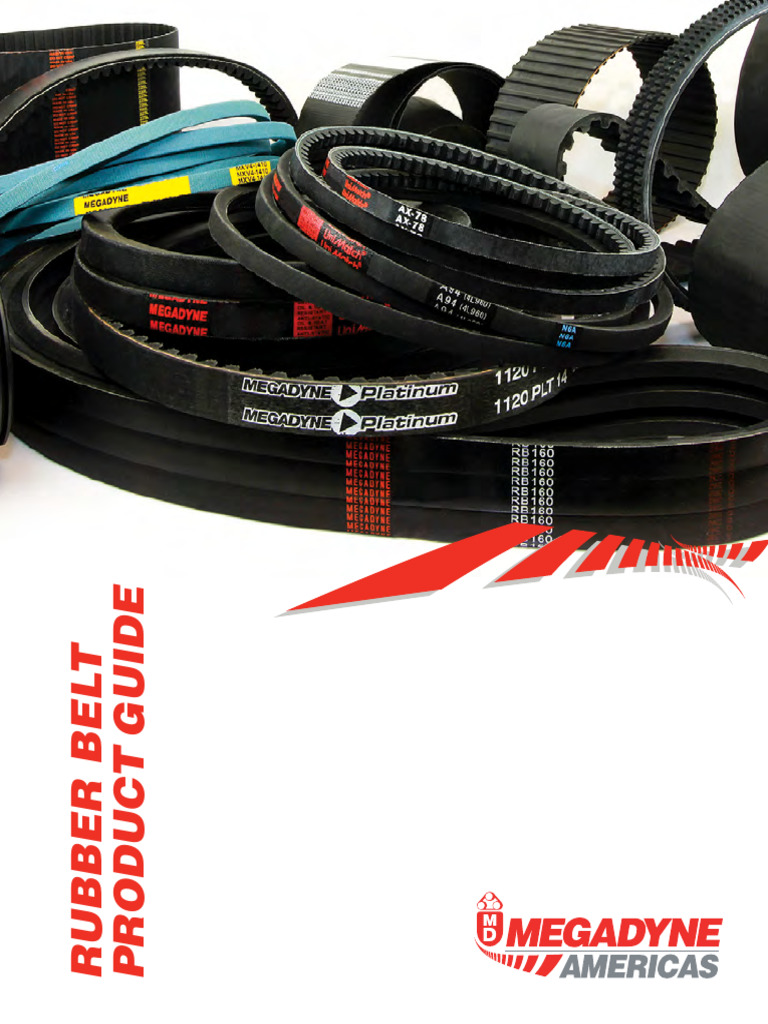Rubber Belts Product Guide | PDF | Belt (Mechanical) | Manufactured Goods