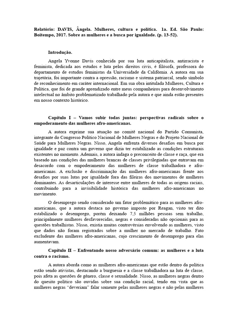 Relatório - 7C | PDF | Racismo | Discriminação e Relações Raciais