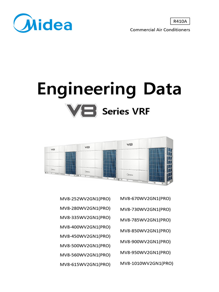TM Midea V8 PRO VRF R410A Engineering Data Book Standard 20220927 V3 ...