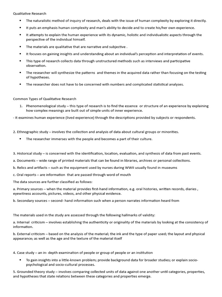 Qualitative Research | PDF | Qualitative Research | Interview