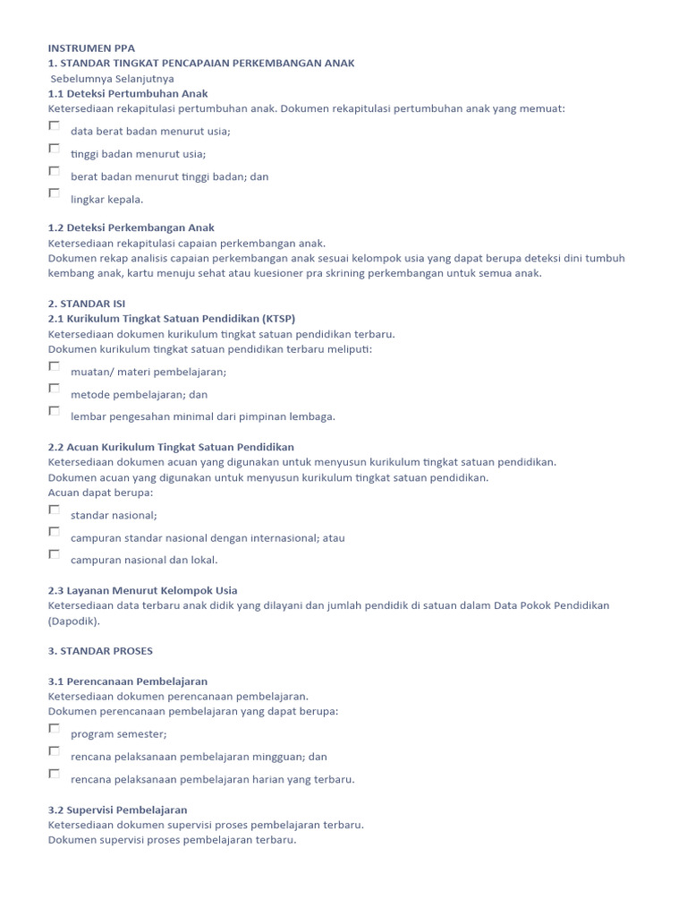Instrumen Ppa | PDF