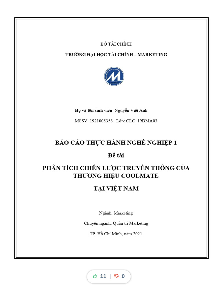 thnn12021 Coolmate Viet Nam | PDF