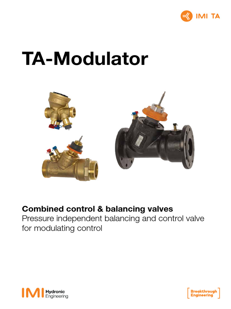 TA-Modulator_EN_low | PDF | Valve | Viscosity