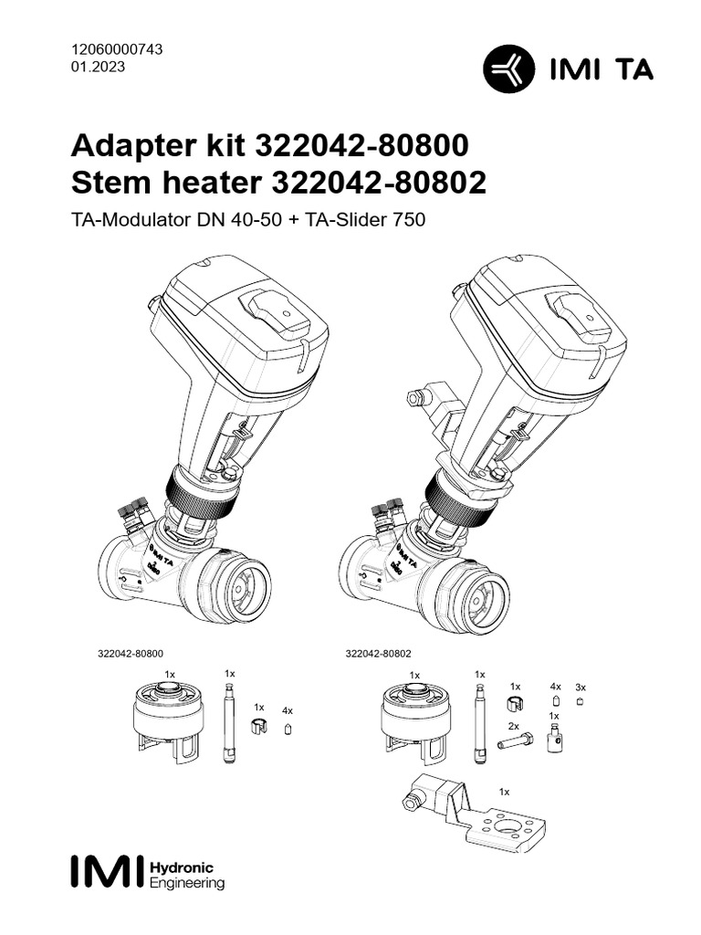TA Modulator and Slider Kit Details | PDF
