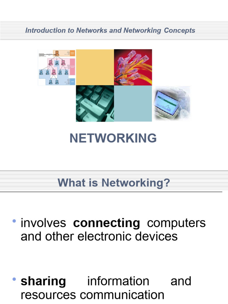 Introductions To Networking | PDF | Computer Network | Server (Computing)
