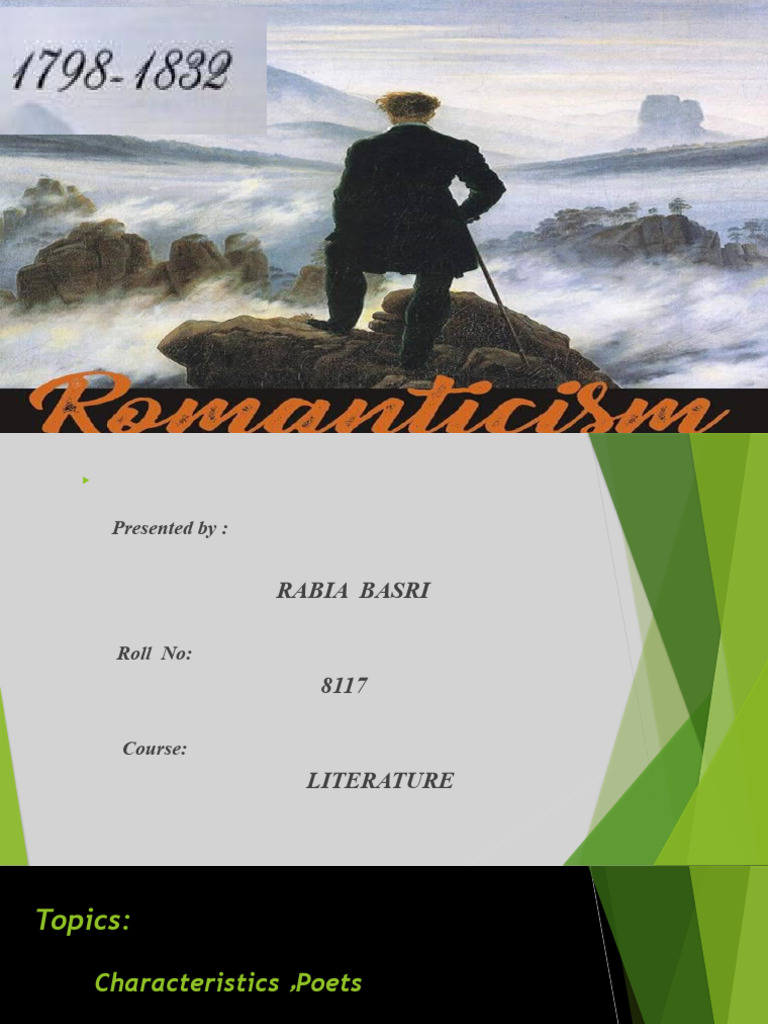 Romantic Poets and Their Legacy | PDF | Romanticism | William Wordsworth