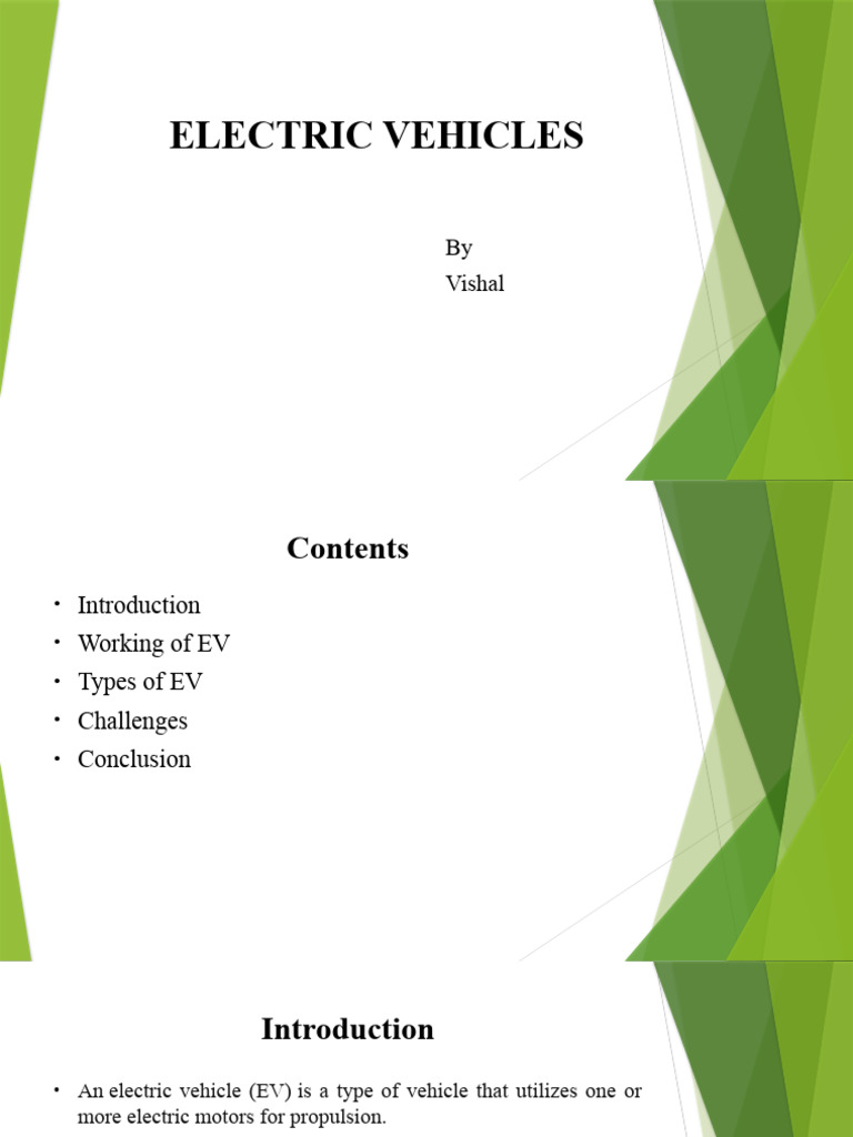 Electric Vehicles | PDF | Electric Vehicle | Plug In Hybrid