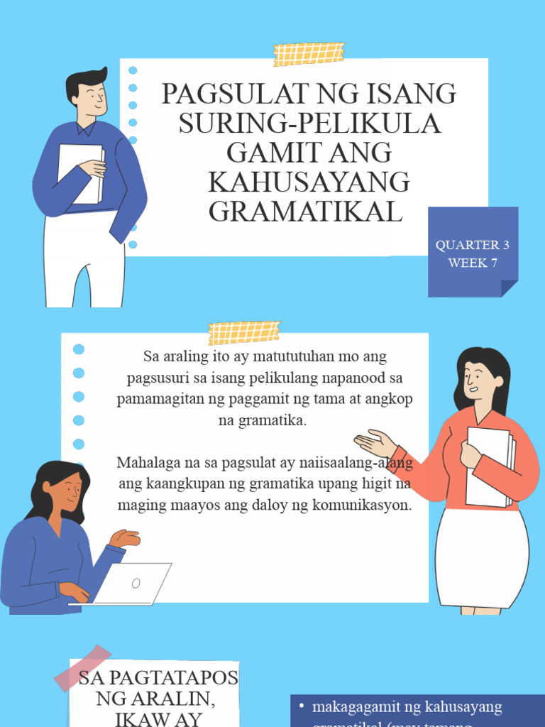 Q3 Week 7 - Suring Pelikula | PDF