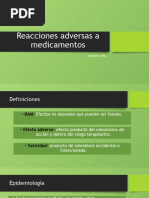 Clasificación de Las Reacciones Adversas | PDF | Especialidades Medicas | Medicina CLINICA