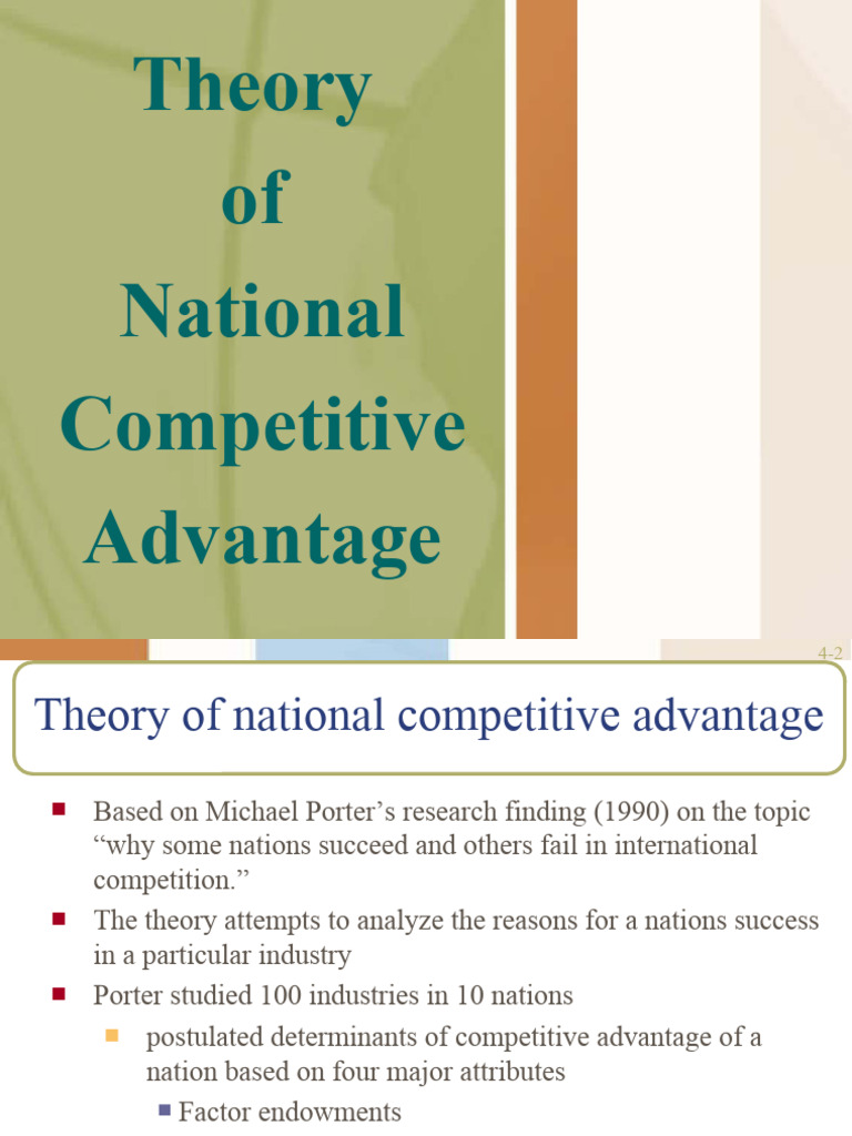 National Competitive Advantage Theory | PDF | Competitive Advantage ...