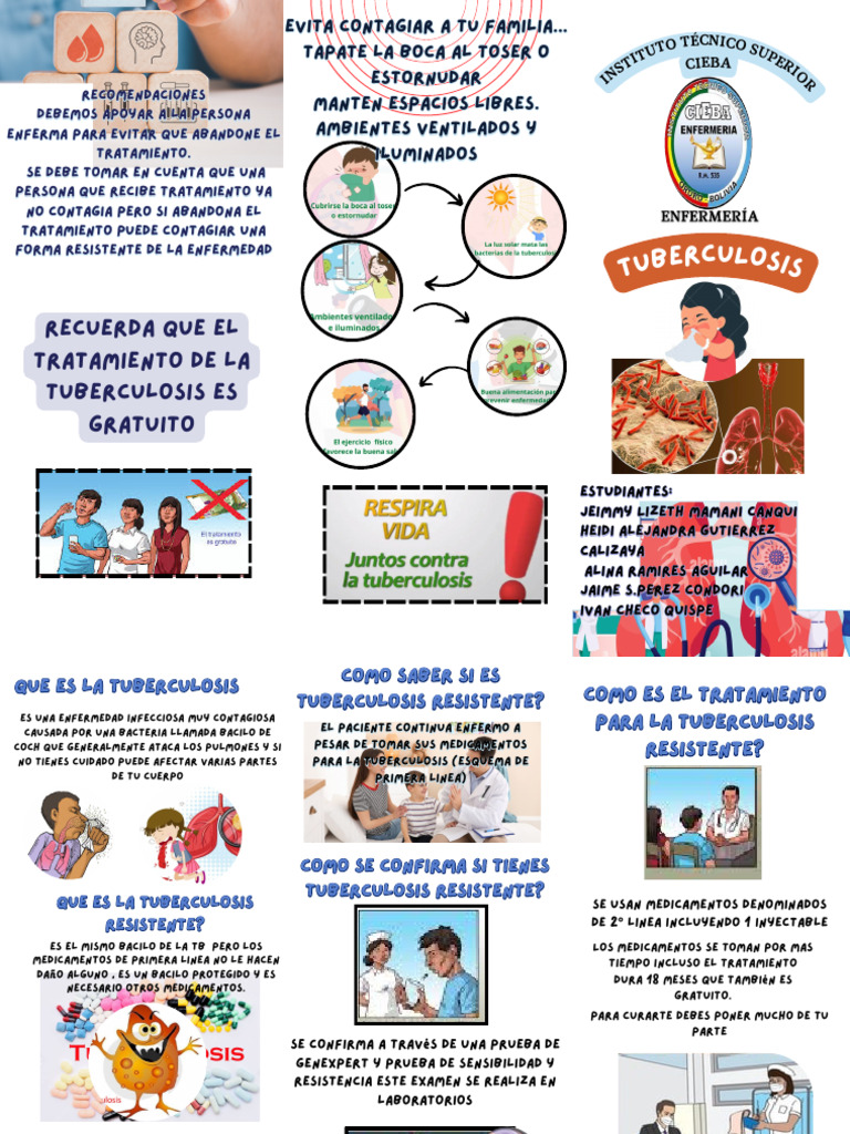 Folleto Tríptico Centro de Salud Médicos Corporativo Azul Rojo | PDF ...