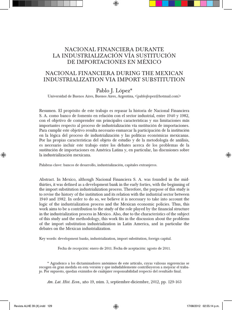 Nafinsa y la Industrialización Mexicana | PDF | Bancos | México