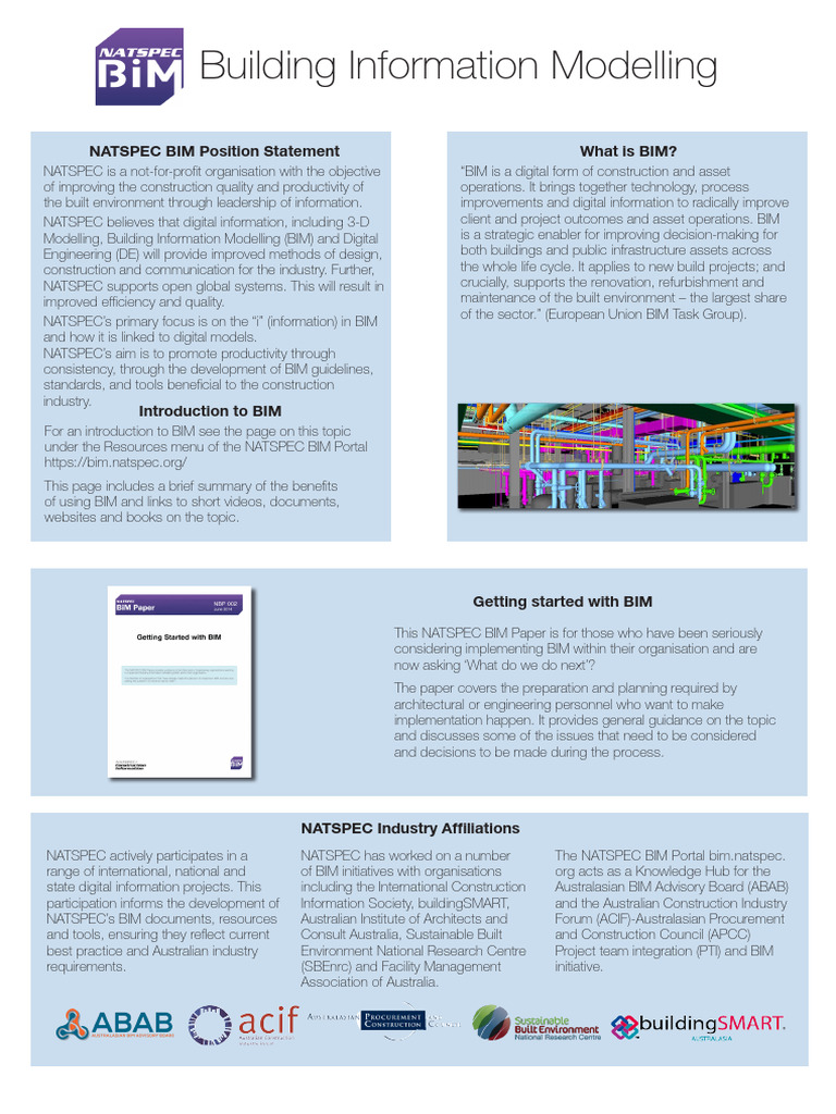 AU BIM Standards | PDF | Building Information Modeling | Information Science