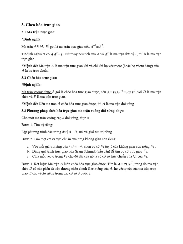 Chéo Hóa TR C Giao | PDF