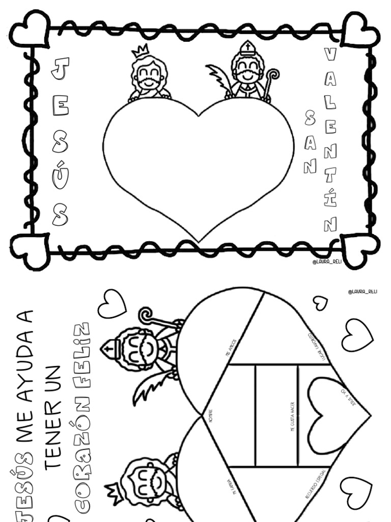 FICHAS SAN VALENTIN | PDF