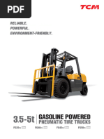 5 Ton Forklift Technical Specifications | PDF | Forklift | Automotive ...