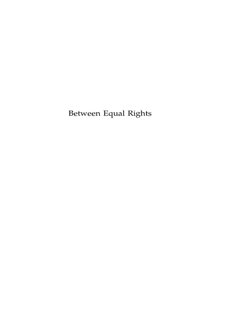 Between Equal Rights by China Miéville | PDF | International Law