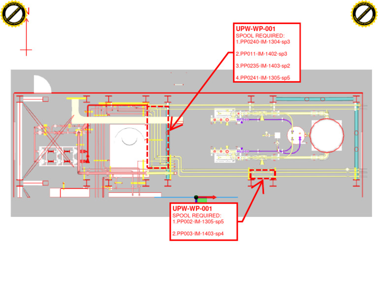 Piping Plan Drawing Sample | PDF