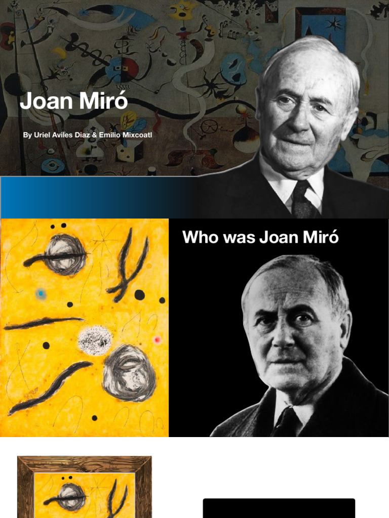 Joan Miró: Life and Legacy Explained | PDF