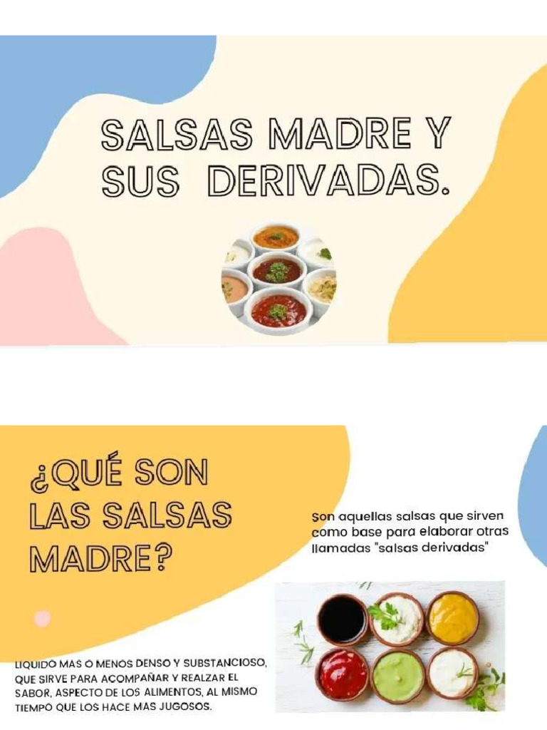Tema 4 SALSAS MADRE Y DERIVADAS | PDF