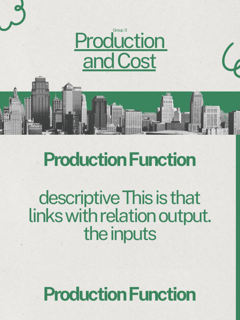 Production and Cost | PDF | Long Run And Short Run | Marginal Cost