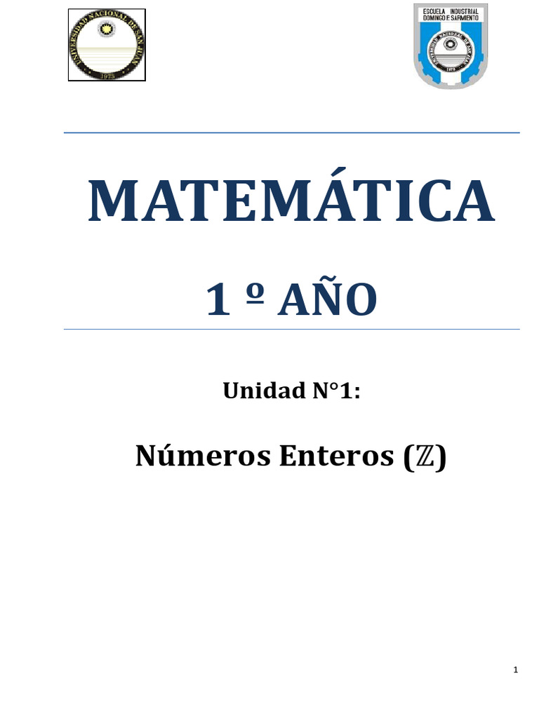 Números Enteros: Sumas y Restas | PDF | Entero | Multiplicación