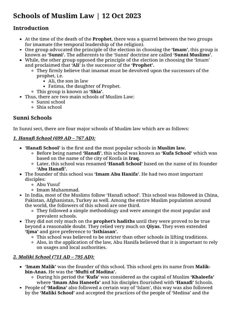 School of Thought | PDF | Shia Islam | Abrahamic Religions