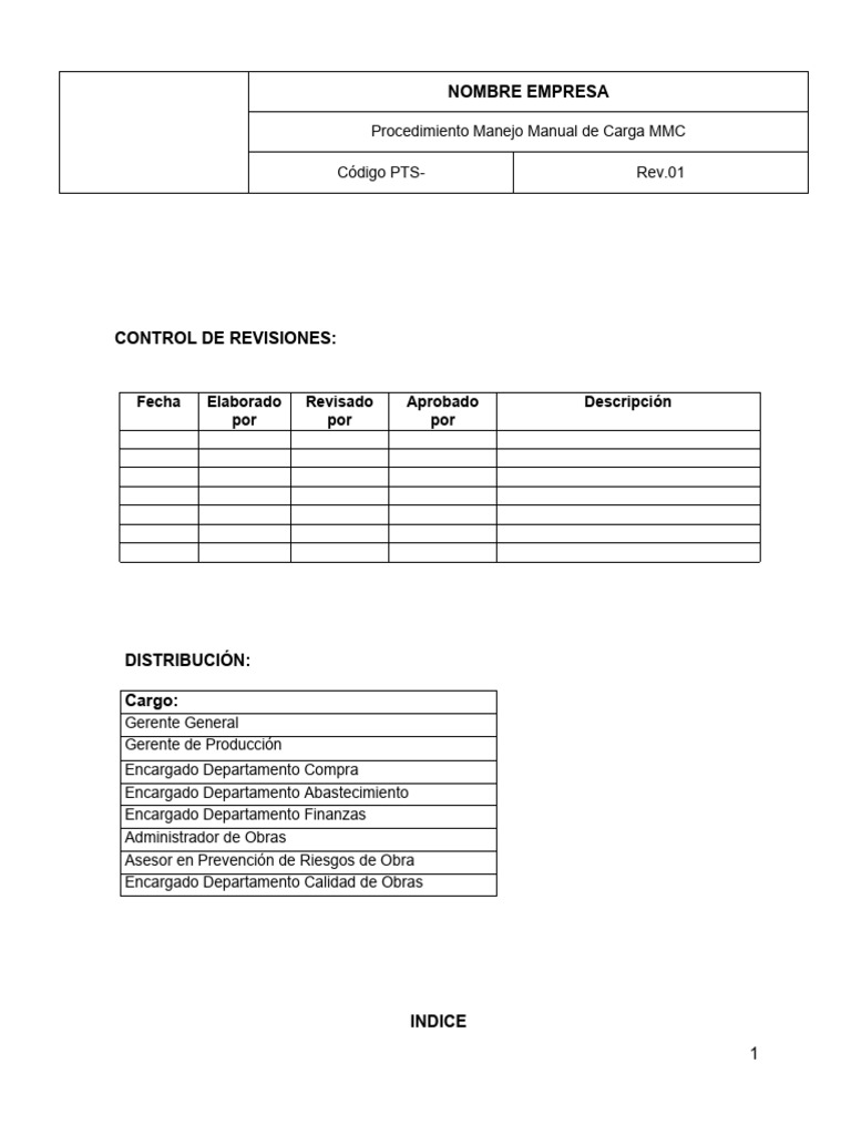 PST Manejo Manual de Carga | PDF | Business