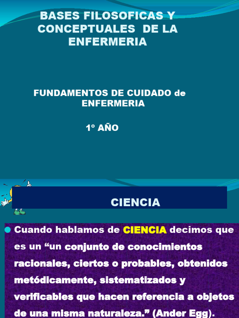 Base Filosofica de Enfermería | PDF | Paradigma | Enfermería