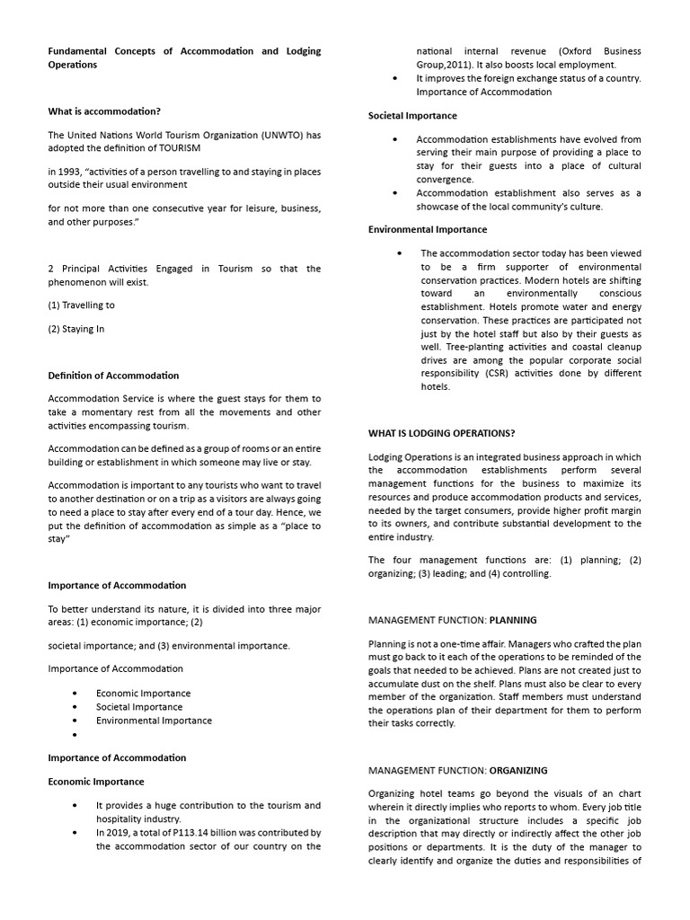 Hpc 2 Notes Pdf Business Hotel
