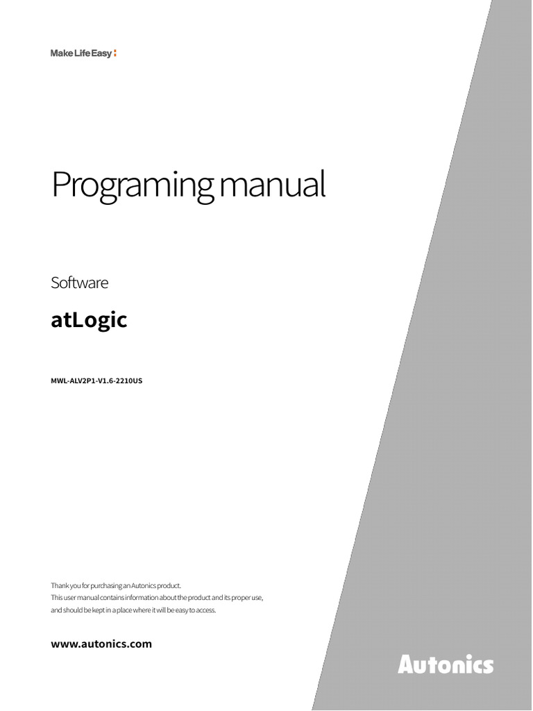 Manual de Programacion at Logic-Ingles | PDF | Computer Program | Programming