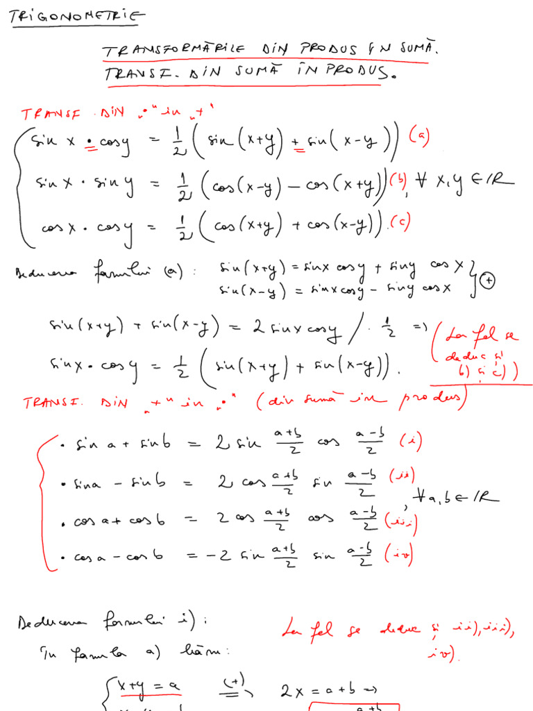 Transformari Din Suma in Produs 19 Feb 17.00 | PDF