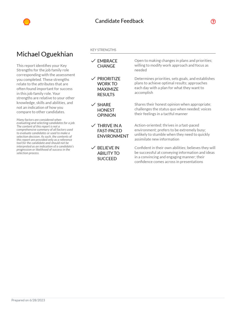 Shell Assessment | PDF | Learning | Behavior Modification