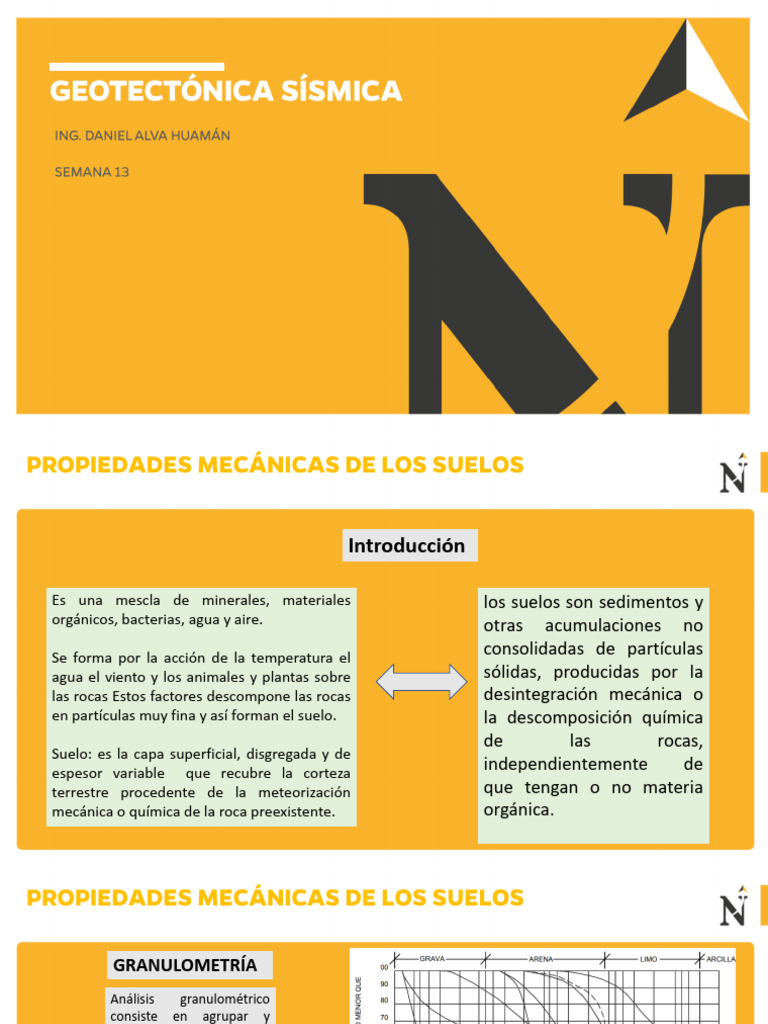 Geotectónica - Semana 12 | PDF | Suelo | Roca (geología)