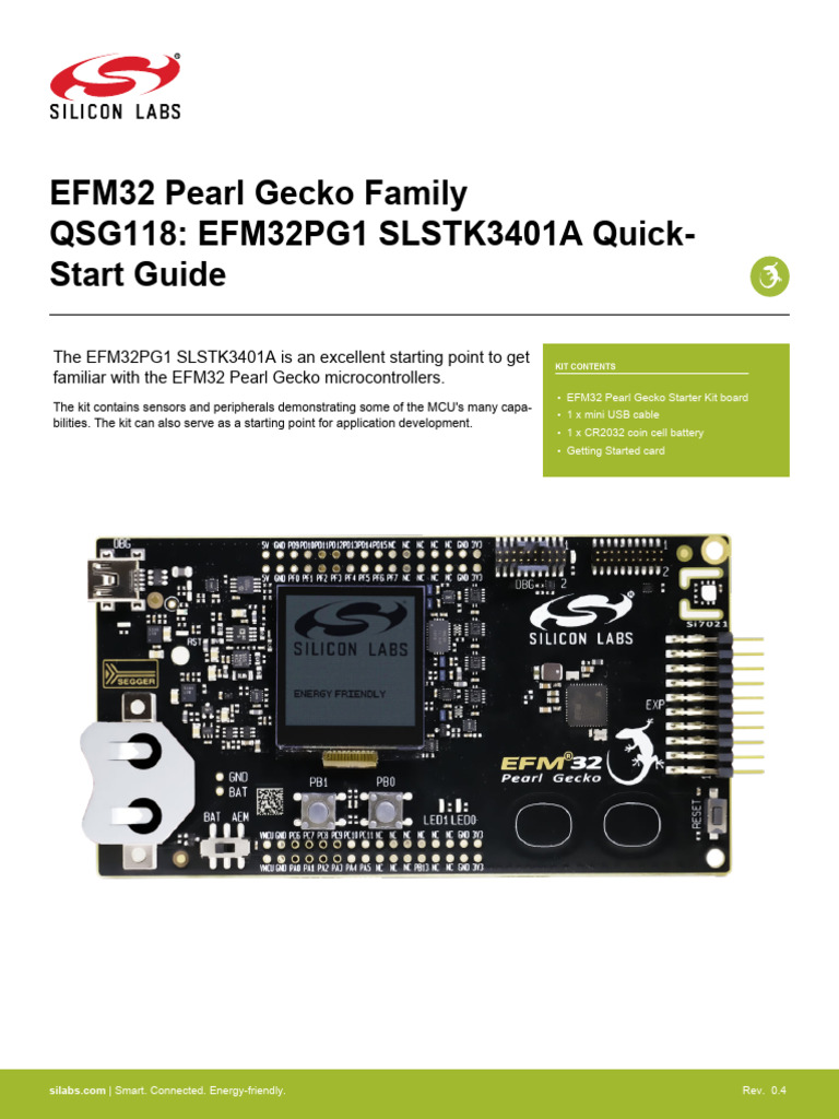 EFM32 Pearl Gecko Family | Download Free PDF | Computing | Computer Engineering