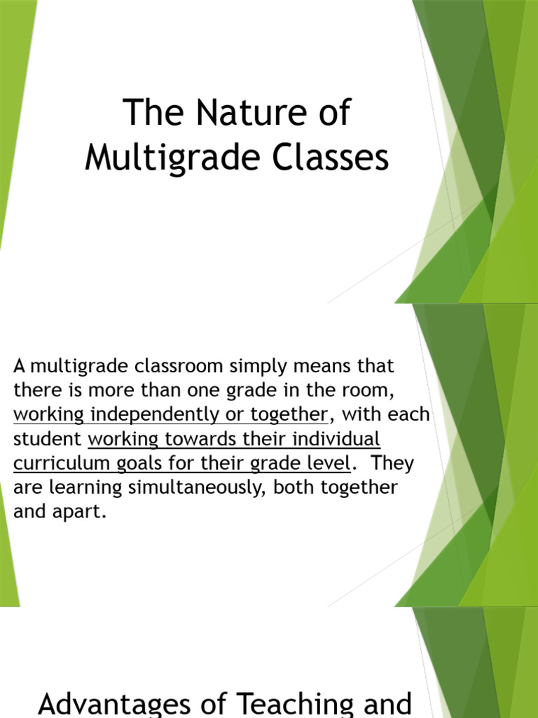 The Nature of Multigrade Classes | PDF | Teachers | Disciplines